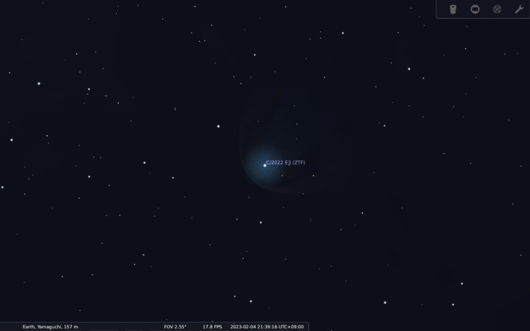 Stellarium(ステラリウム)に新規彗星を追加する - Astro Imaging